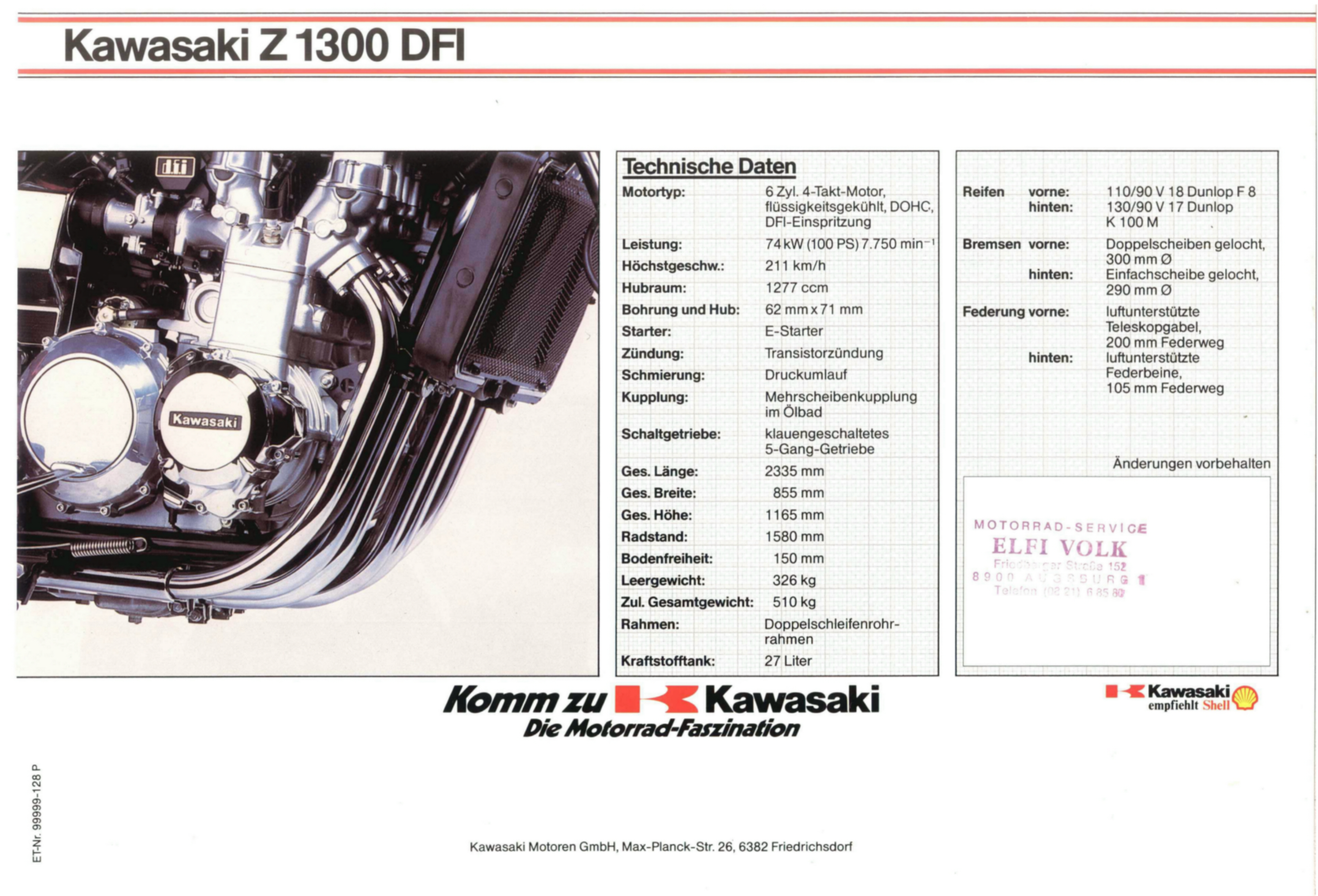 Z1300 DFI Prospekte Deutsch & Englisch - Forum des Z-Club Germany e.V.